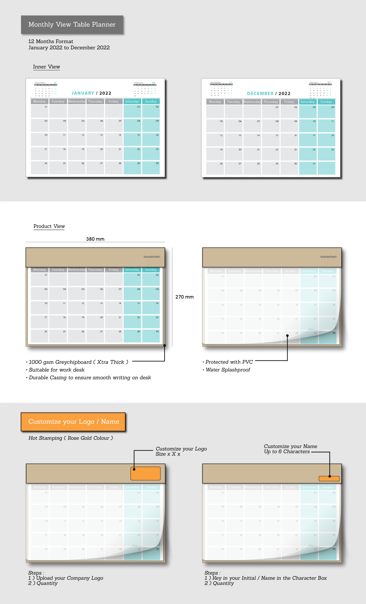 Table Planner - Masterprint